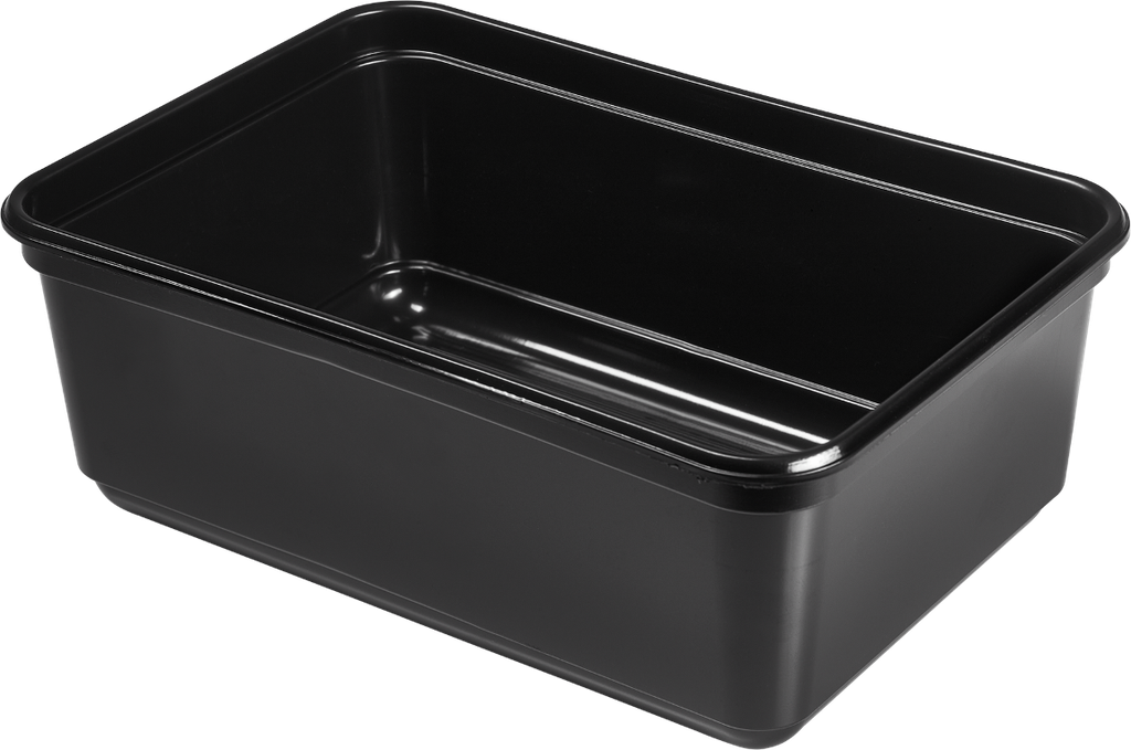 Takeaway container 1 liter black | Serup